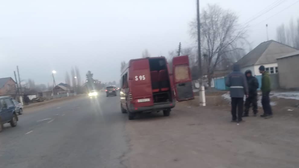 Turmush На Иссык Куле столкнулись два микроавтобуса