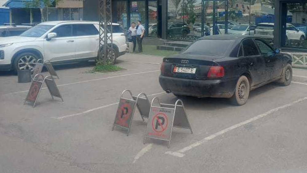 Законно ли на Шопокова поставили ограничители парковки Фото горожанина