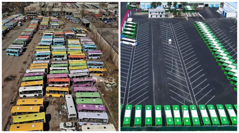 New Bishkek Bus Depot Before And After Pictures - TrendRadars