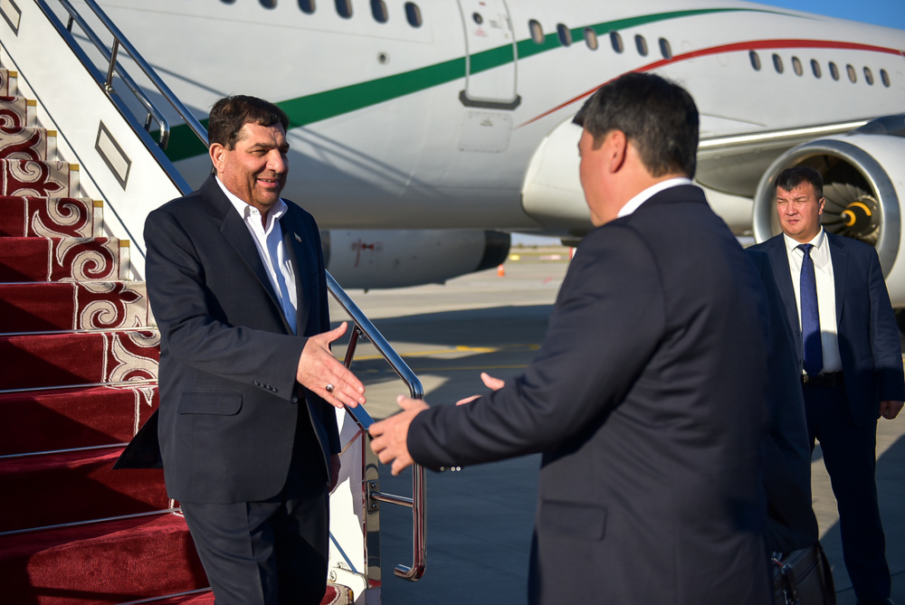 First Vice President of Iran Mohammad Mokhber arrives in Kyrgyzstan ...
