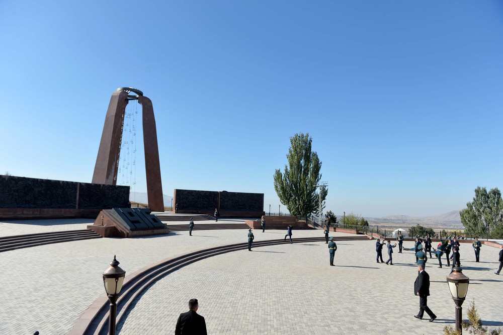 President Ilkham Aliyev has visited Ata Beit memorial complex ...